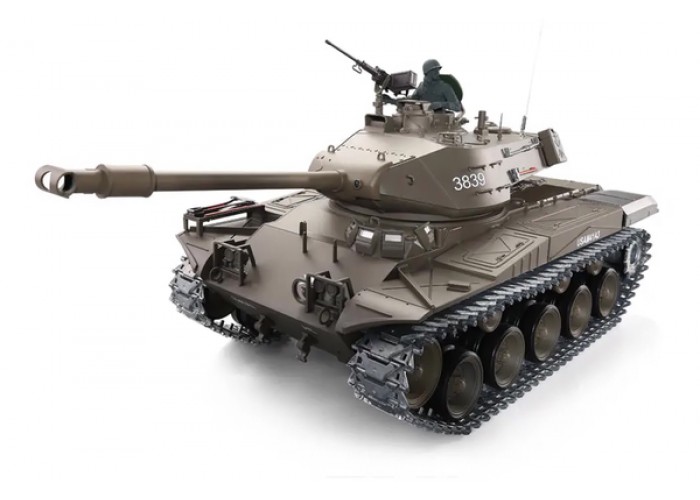 Танк на радиоуправлении 1:16 Heng Long Bulldog M41A3 с пневмопушкой и и/к боем (Upgrade)