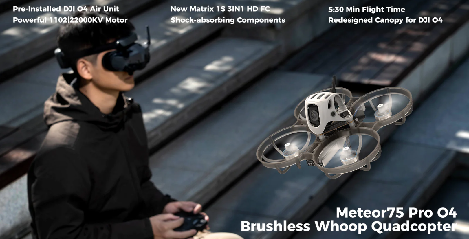 Meteor75 Pro та Meteor65 Pro з DJI O4 VTX: Інновації в компактному форматі